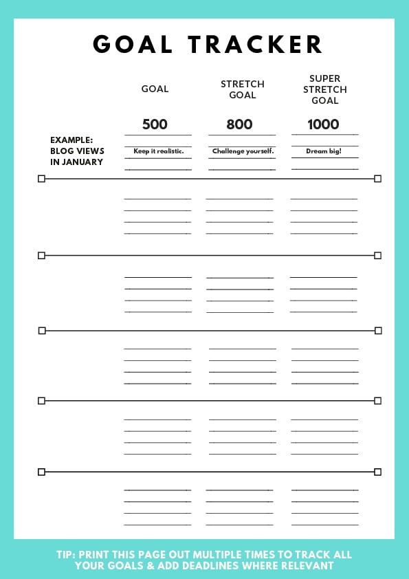 Goal Tracker - The She Approach