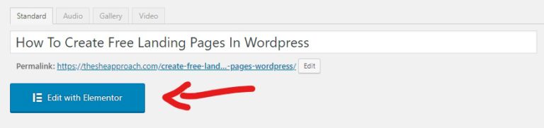 How To Create Free Landing Pages In Wordpress - The She Approach