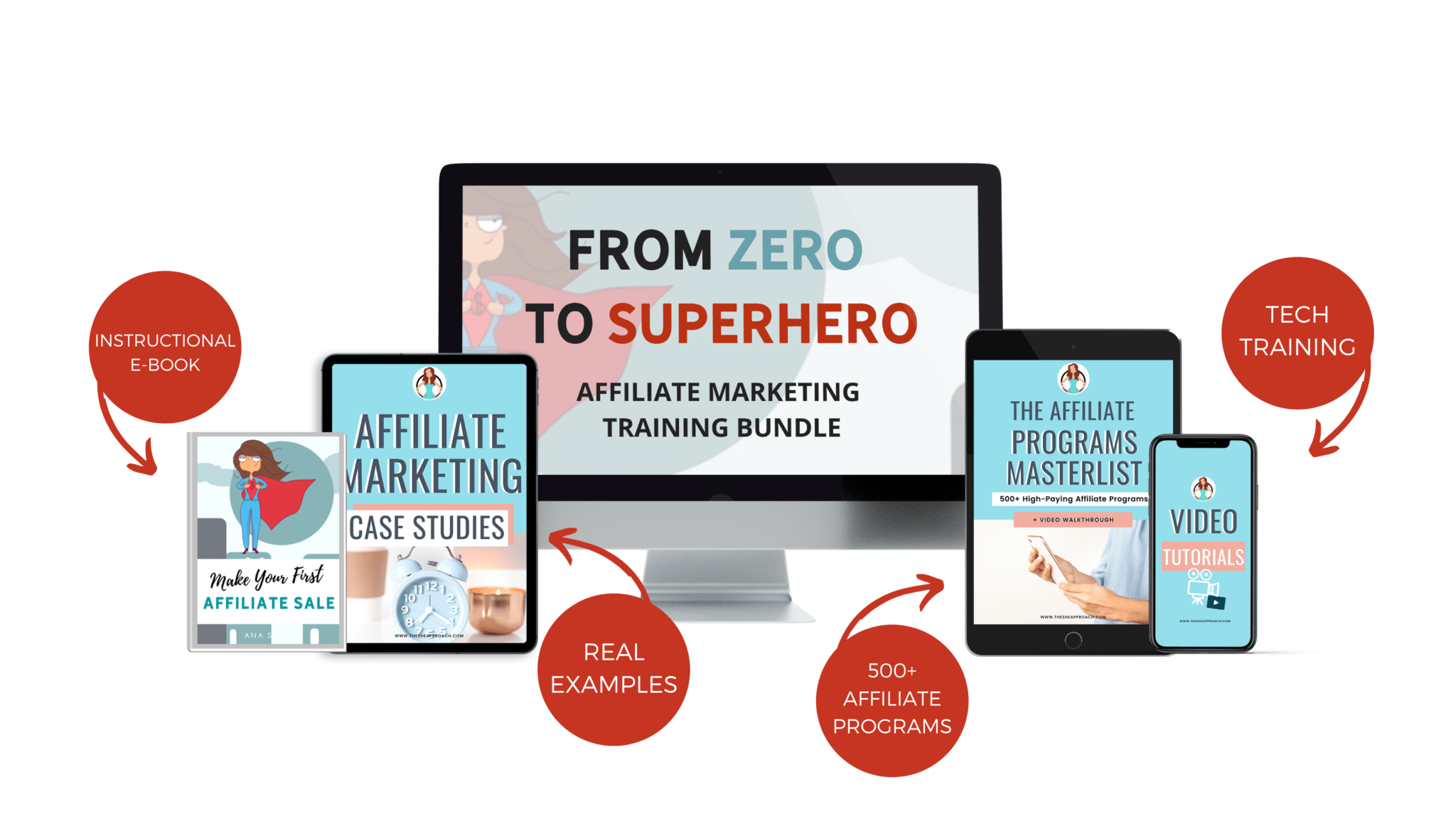 Affiliate Marketing Training Bundle - From Zero To Superhero - The She ...