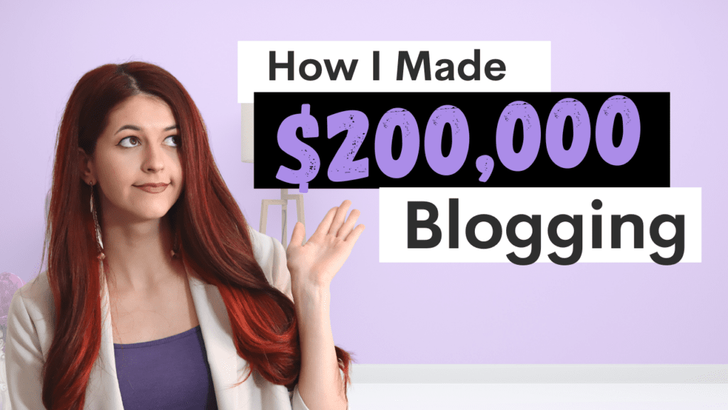 How I Made My First $200,000 Blogging - Blog Income Report - The She ...