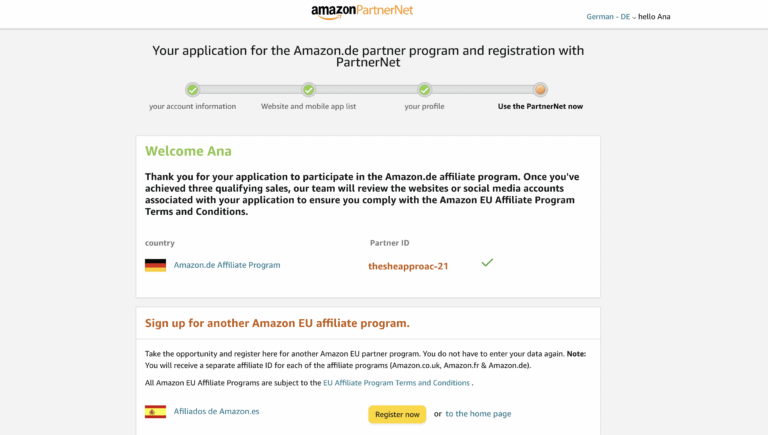 How To Set Up Amazon One Link - Tutorial For Affiliates - The She Approach