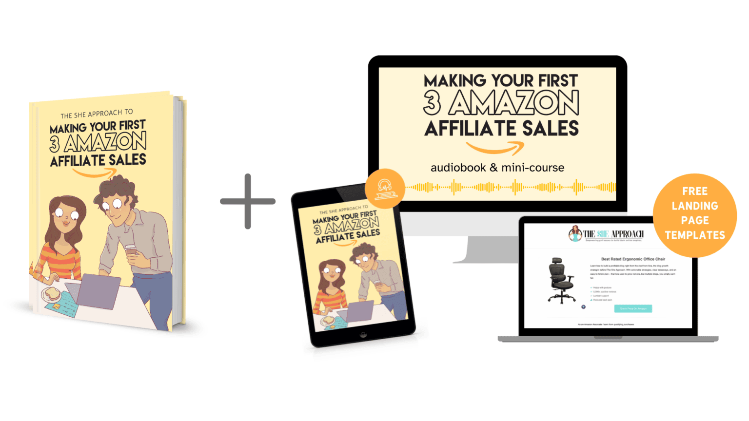 Make Your First Three Amazon Affiliate Sales eBook - The She Approach