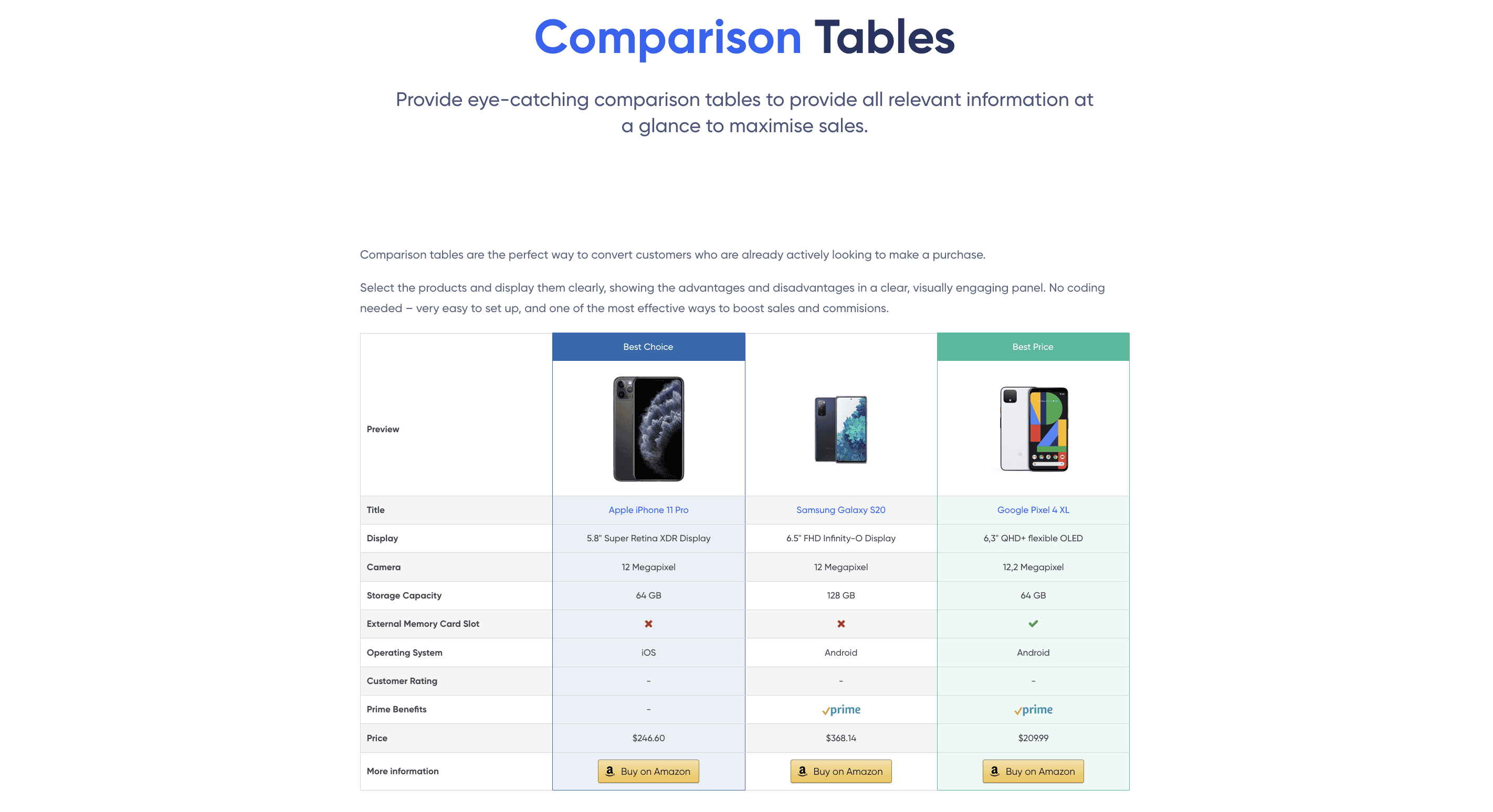 comparison-tables-why-you-need-them-on-your-blog - The She Approach